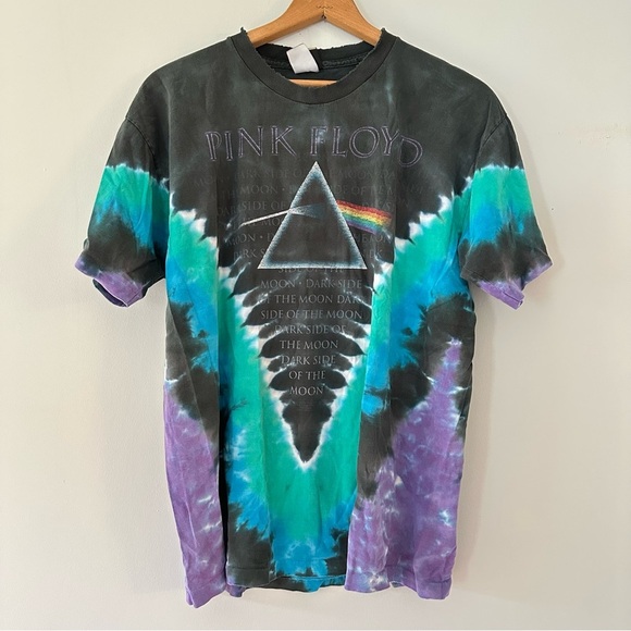 Liquid Blue | Shirts | Vintage Pink Floyd Liquid Blue Dark Side Of The ...
